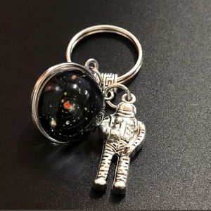 Accessories | New Astronaut Solar System Glass Orb Keychain | Poshmark